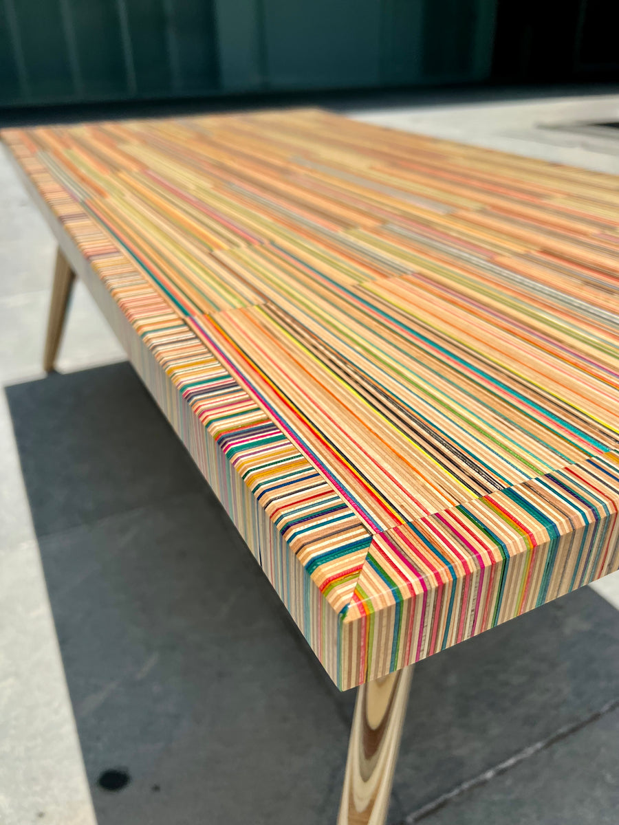 Recycled Skateboard Coffee Table Preorder – Barousse Works